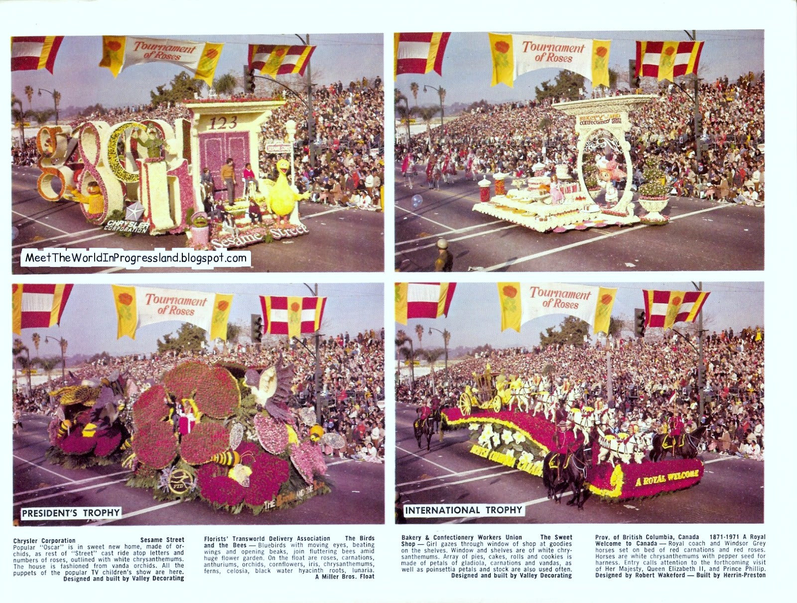 Meet The World: The 1971 Tournament of Roses Parade (Disney, Knott's ...