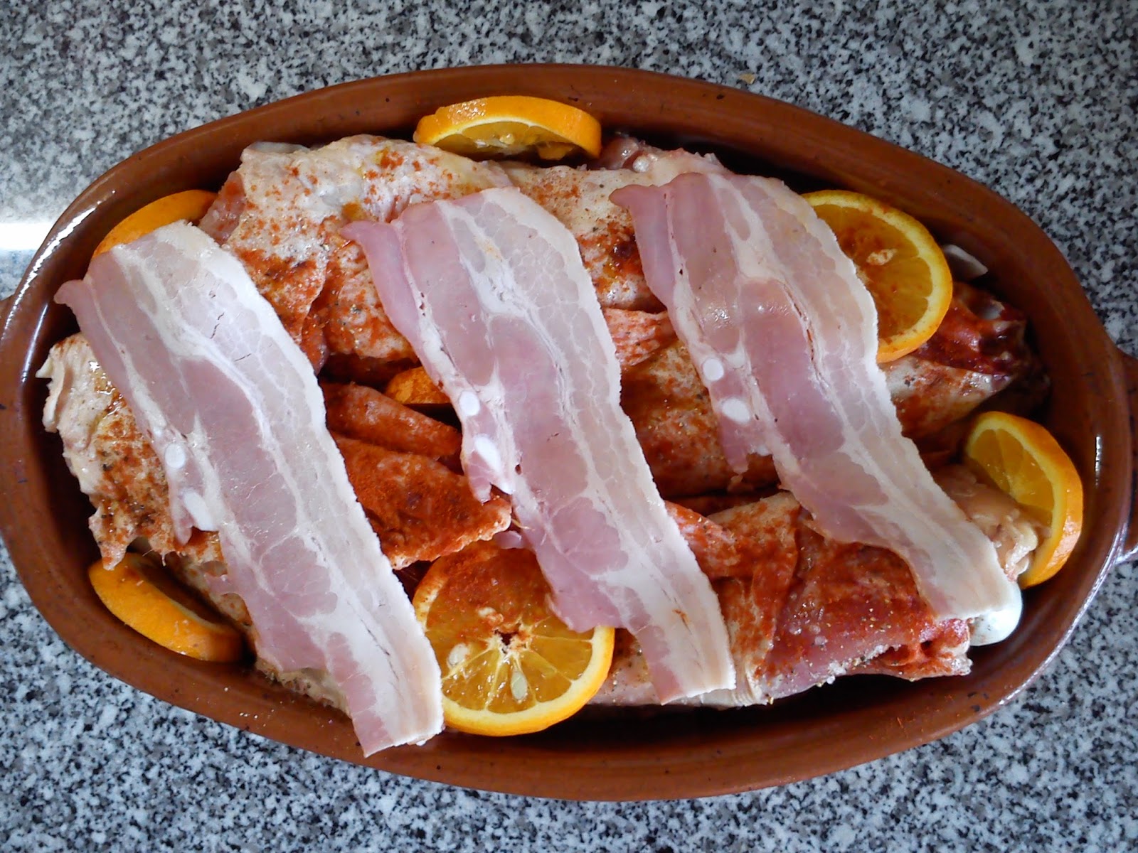 O mundo da mesa e algo mais: Asas de Peru assadas no forno