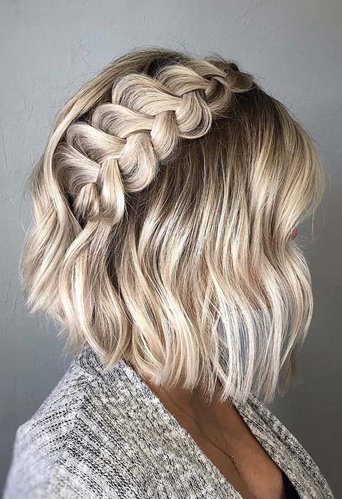 11 Quick and Easy Braids for Short Hair 2020 ~ New Hairstyles