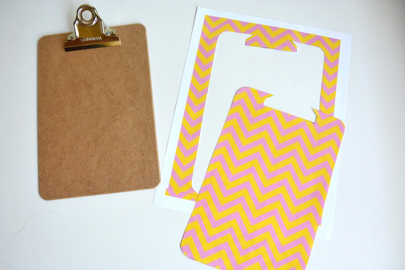 Aesthetic Nest: Craft: Papered Clipboard (Tutorial and Template)
