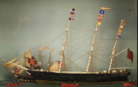 Dioramas and Clever Things: British Ship Model