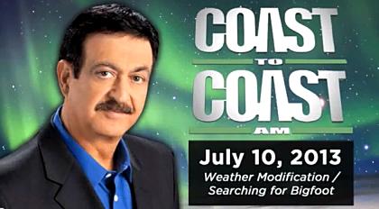 Listen To Last Night's Coast to Coast AM Show With Guest Cliff ...