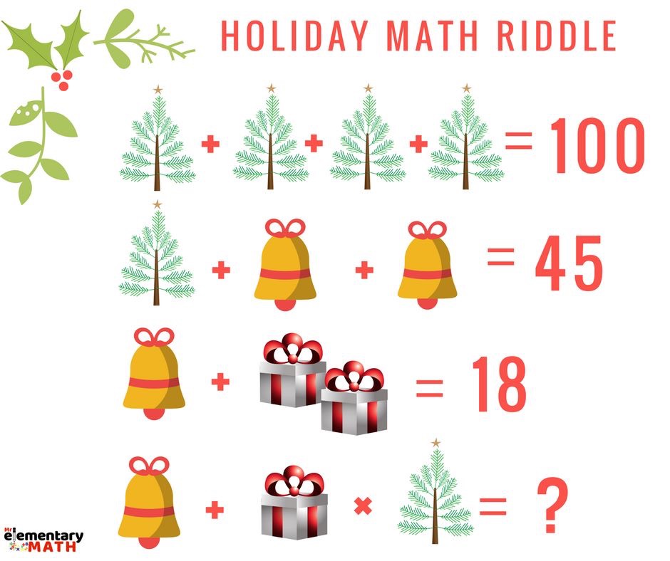 Christmas Math Puzzles