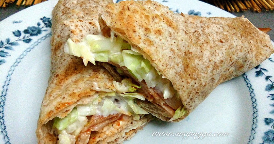 Homemade Tortilla Wrap Mudah & Sedap