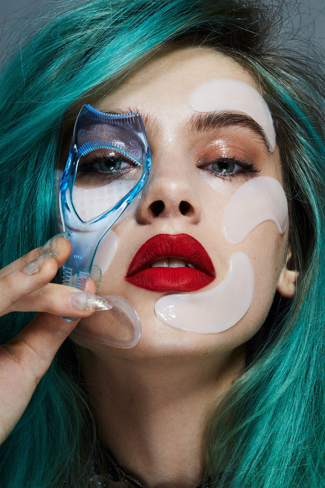 Japanese Korean Face Mask Beauty Editorial Photo Shoot- 24 Karat Gold ...