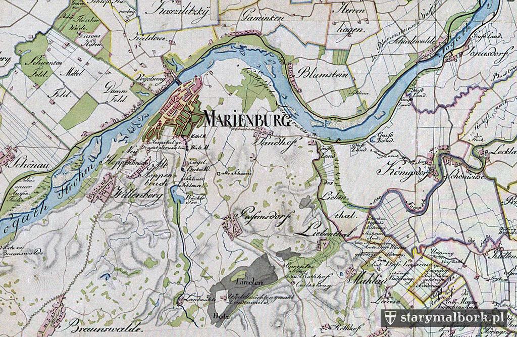 Stary Malbork: Malbork i okolice na początku 1803 roku