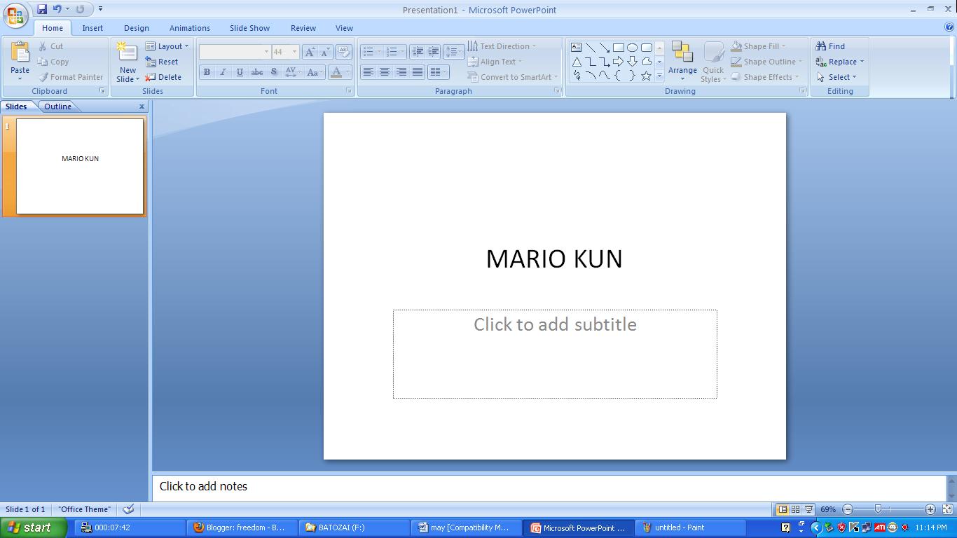 freedom: MICROSOFT POWER POINT 2