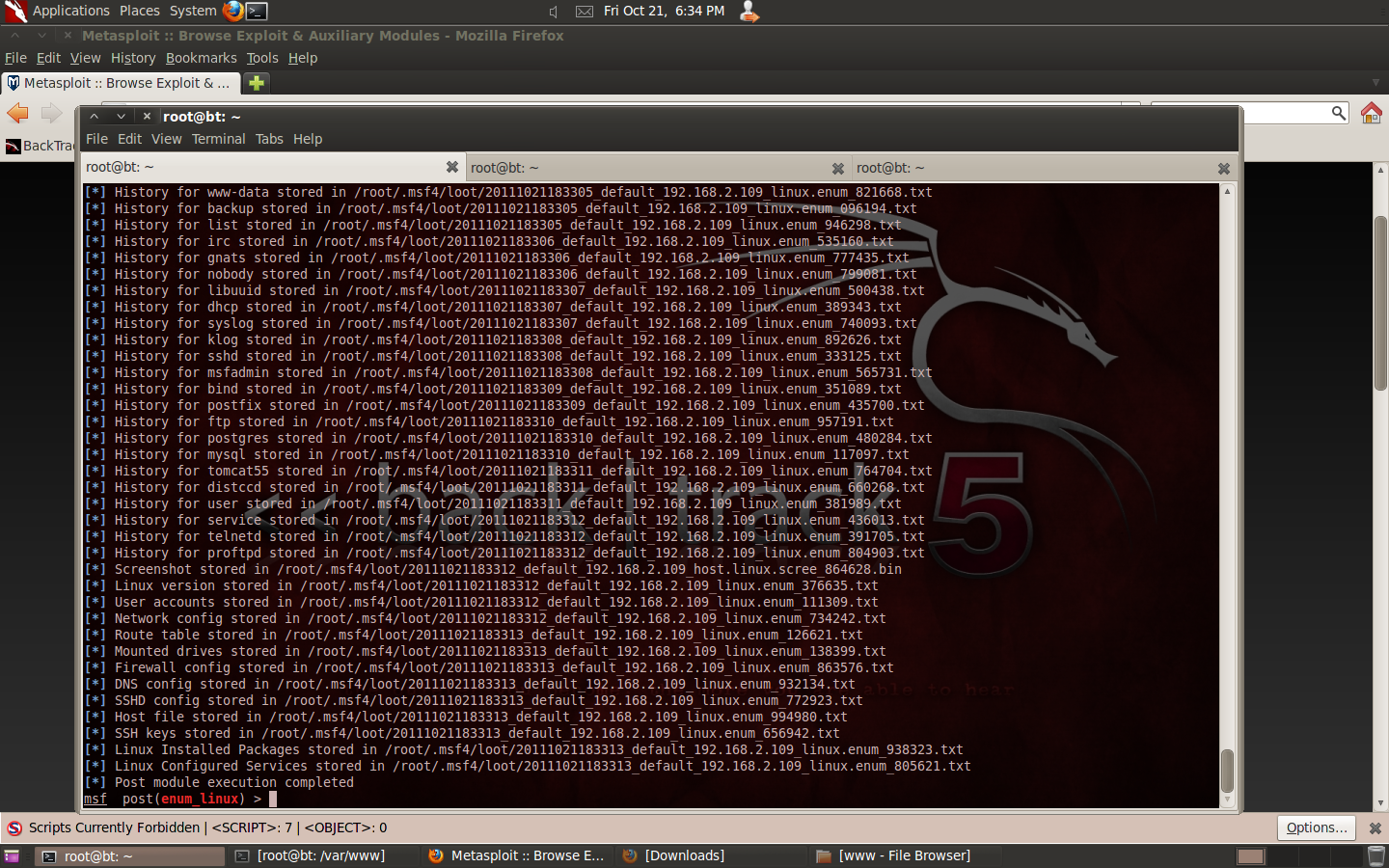 Security Padawan: Metasploitable + Backtrack = Fun