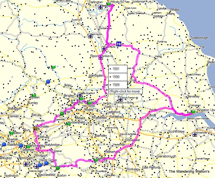 The Wandering Waltons: The Gold Post Box Challenge Ride Guide