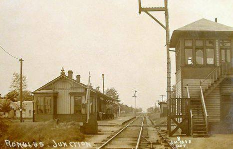 Towns and Nature: Romulus, MI: Junction Tower: Wabash Depot and CSX/PM ...