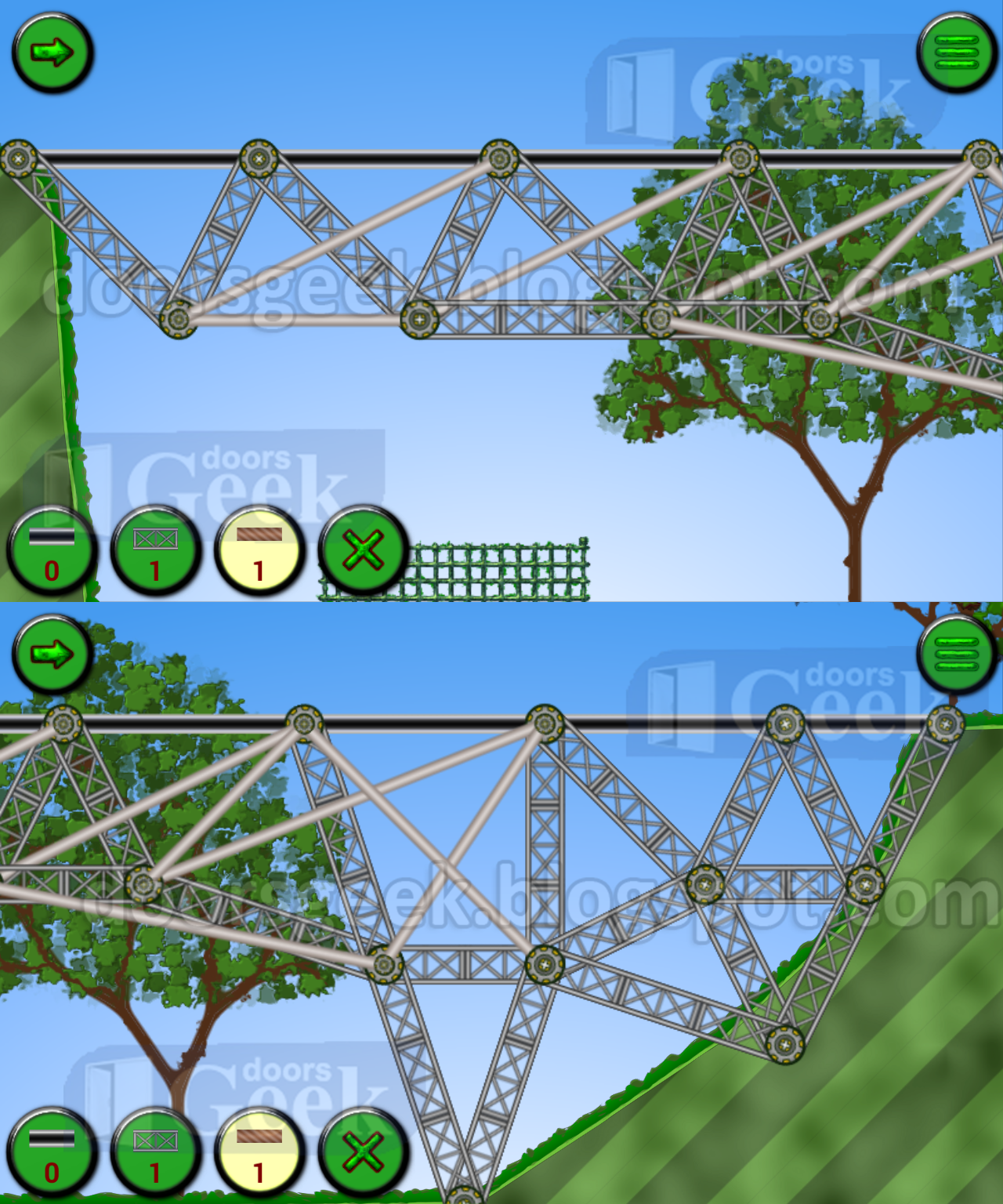 Railway bridge [Train 2] Level 28 ~ Doors Geek