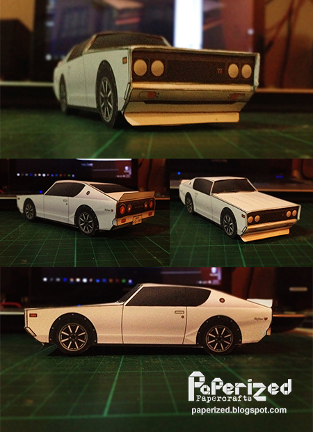 Nissan Skyline GTR C110 Paperized | Paperized Crafts