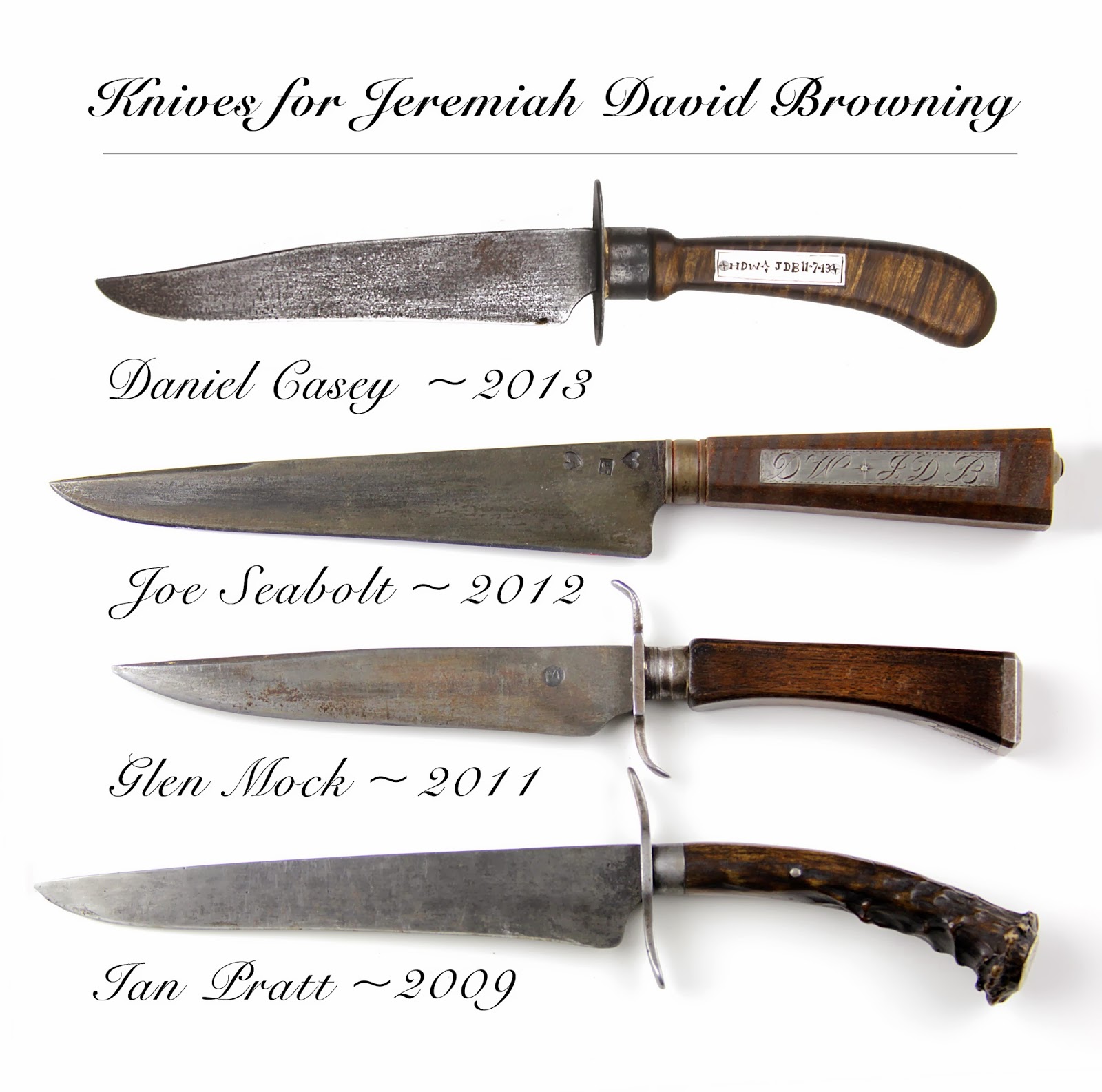 Contemporary Makers: Daniel Casey Knife for Jeremiah "Jake" Browning ...
