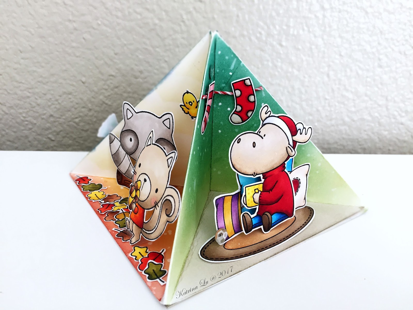 Katrina's Craftworks: All Seasons 3D Decorative Card