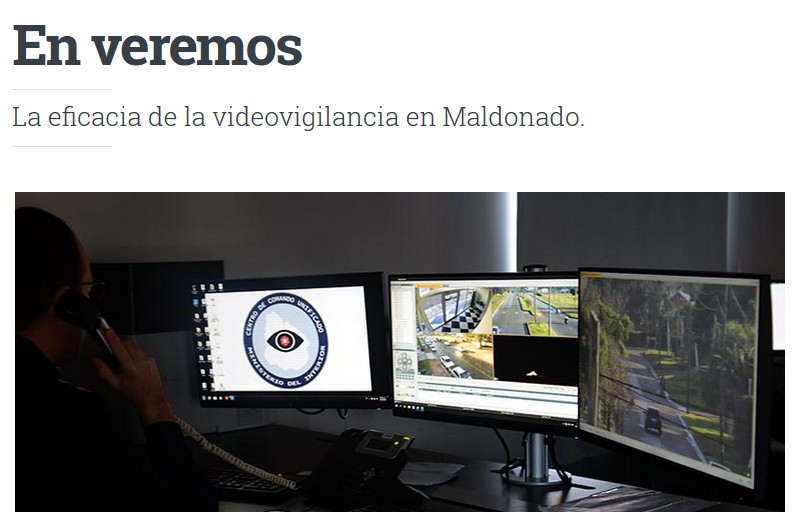 Uruguay / Denuncia: Israel monitorea videovigilancia en Maldonado ...
