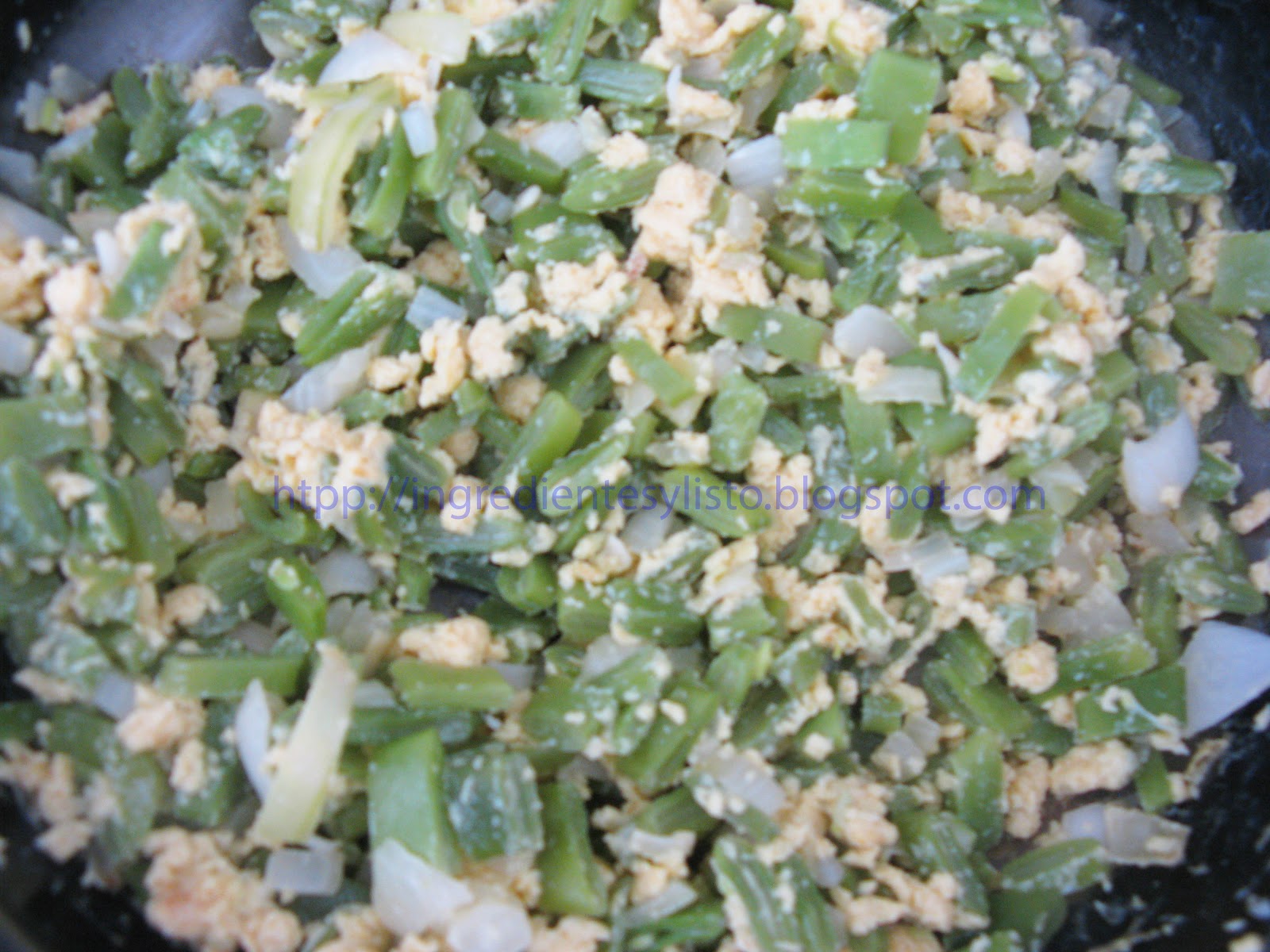 Ingredientes y ¡Listo!: Ejotes con Huevo