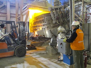 Noticias Mineras: Goldcorp produjo la primera barra doré en Cerro Negro