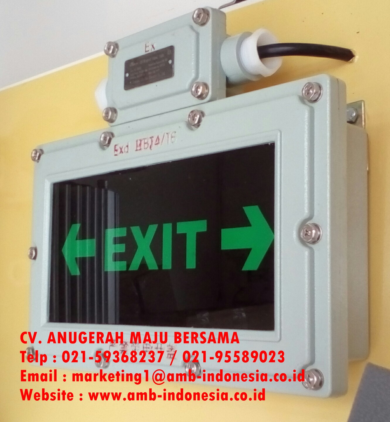 General Explosion Proof: Jual Lampu Led Emergency Exit Lamp Explosion ... General Explosion Proof: Jual Lampu Led Emergency Exit Lamp Explosion ...