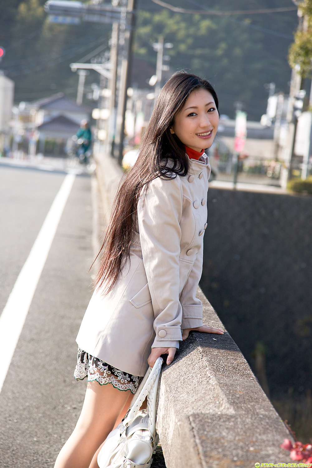 Mitsu Dan Japanese Gravure Idol Modest Office Dress Fashion Photo Shoot