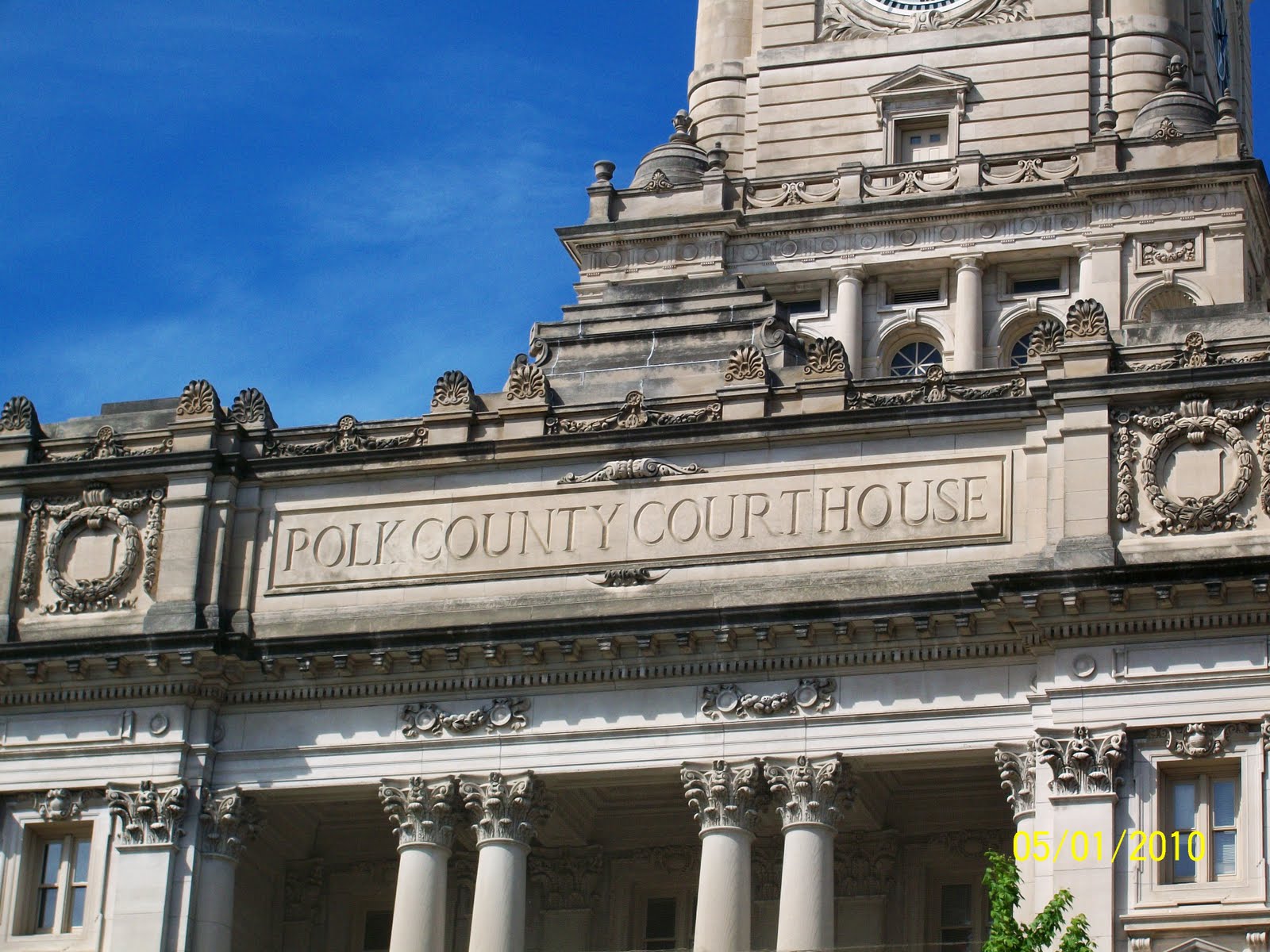 History and Culture by Bicycle: Polk County Iowa Courthouse