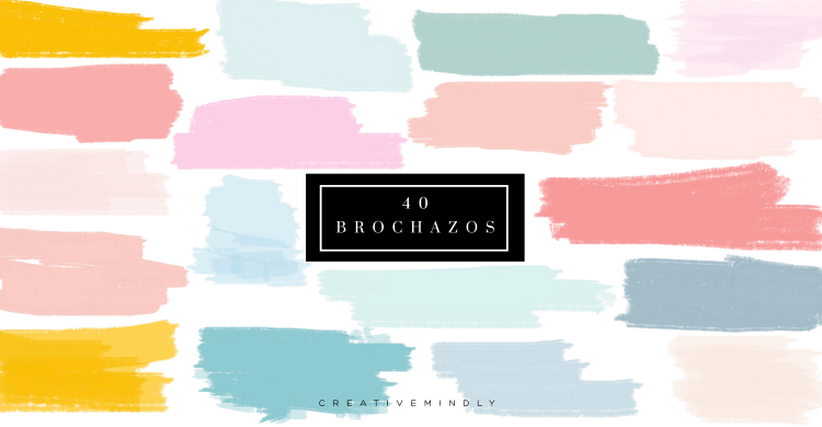 Creative Mindly: Cómo hacer brochazos de pintura digital y fondos acuarela