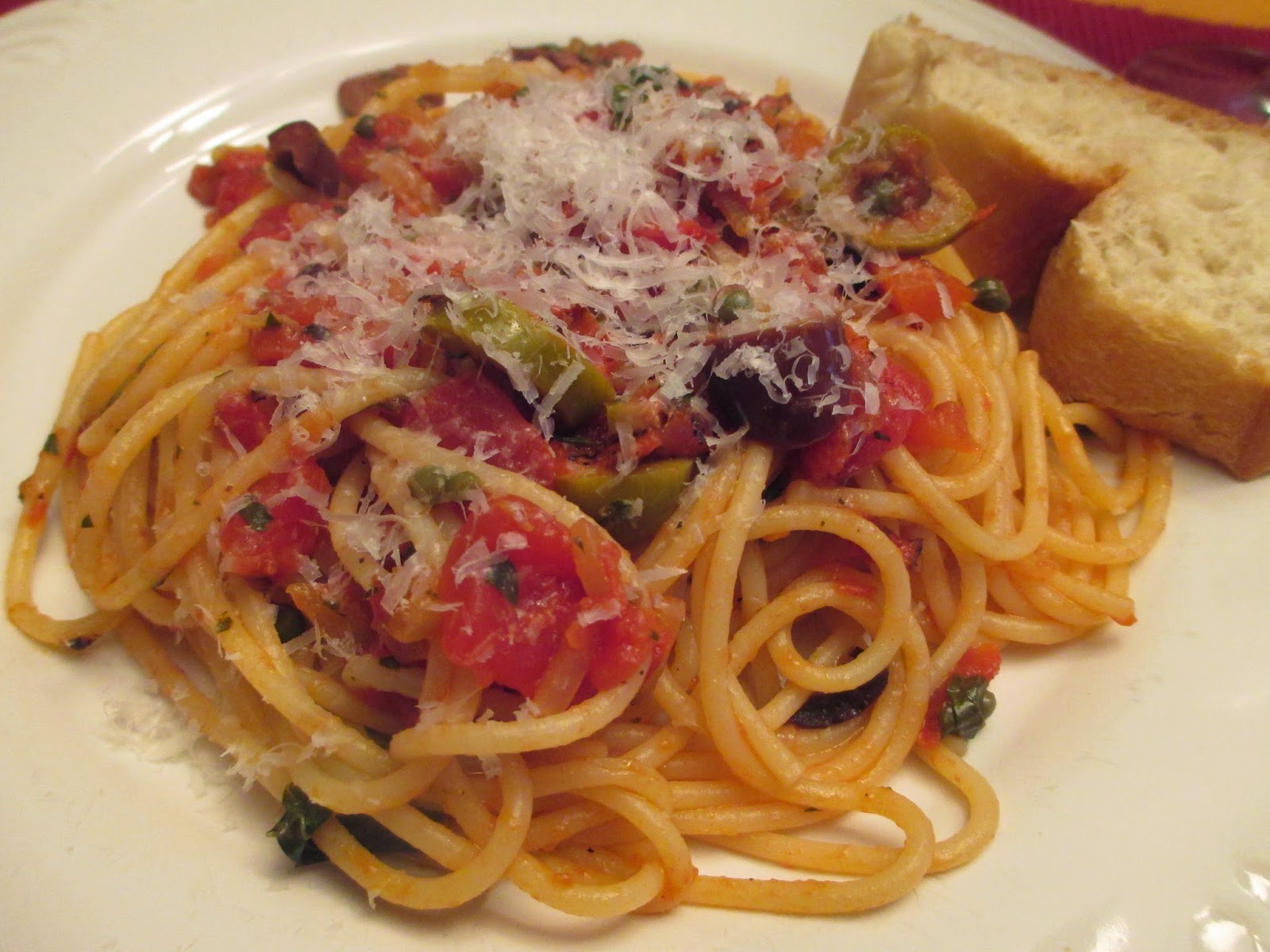 "So what are you making for dinner?": Spaghetti alla Puttanesca