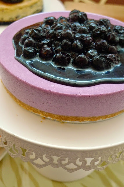mbfoodies: Yakult blueberry mousse cake
