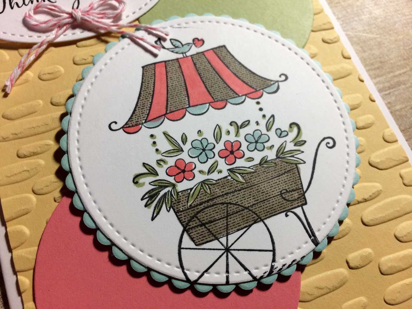 Kards by Kadie: Pretty Flower Cart Card