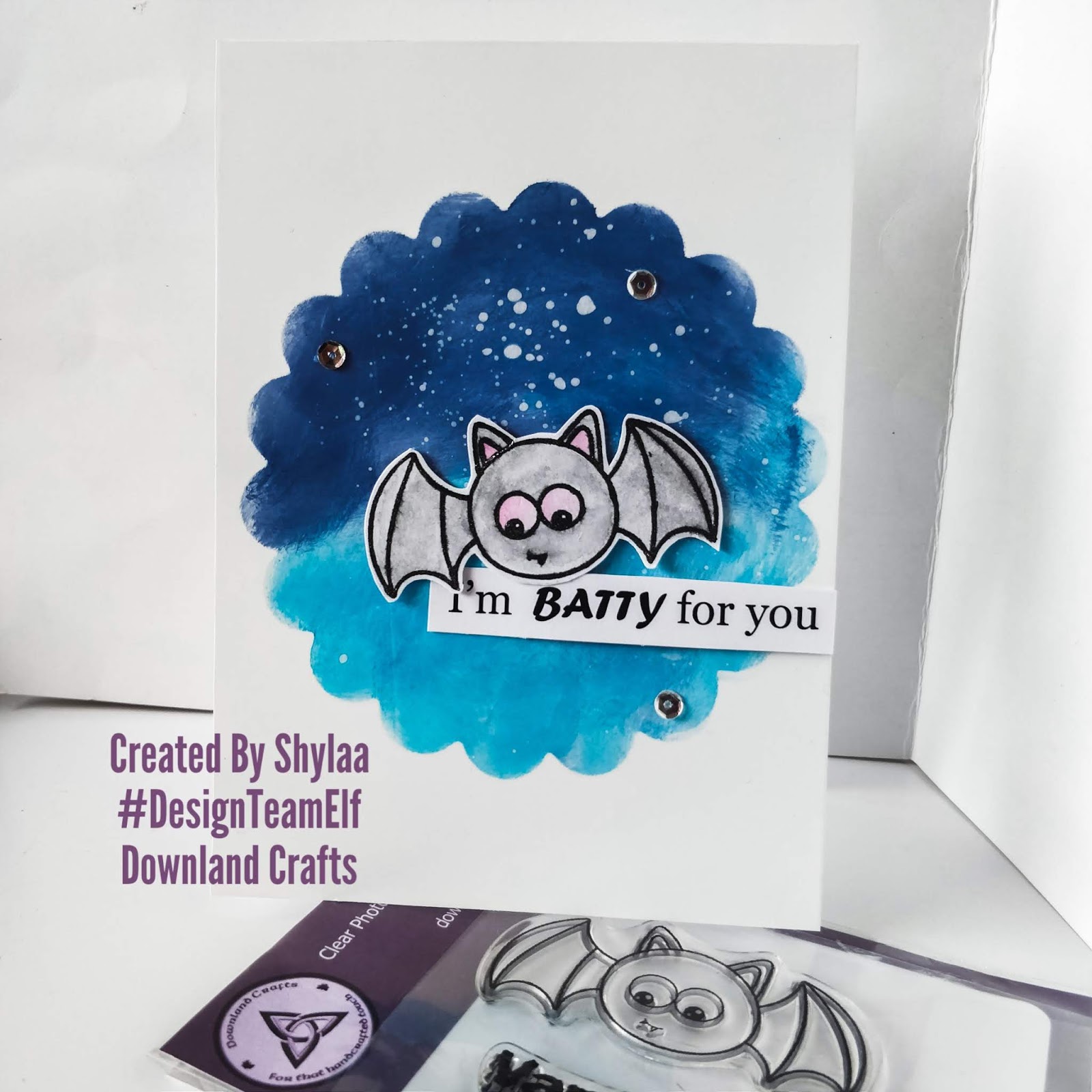 Adhiraacreations: Bat card