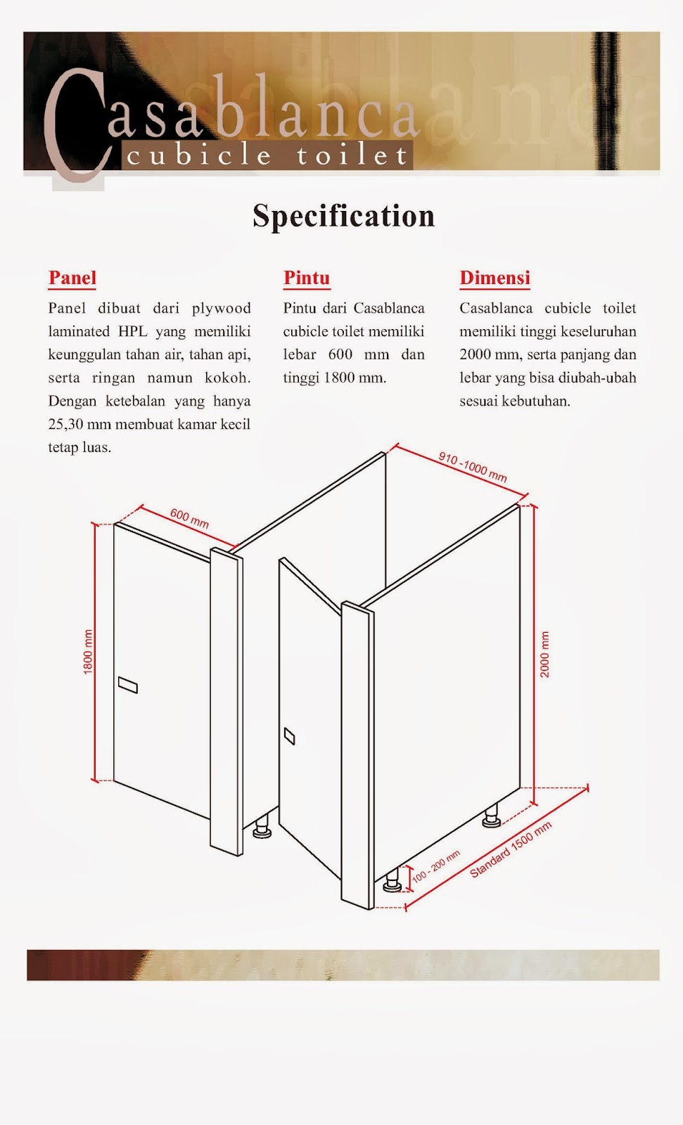 Cubicle Toilet, Partisi Toilet Termurah, PT Pacific Art Panel Indah ...