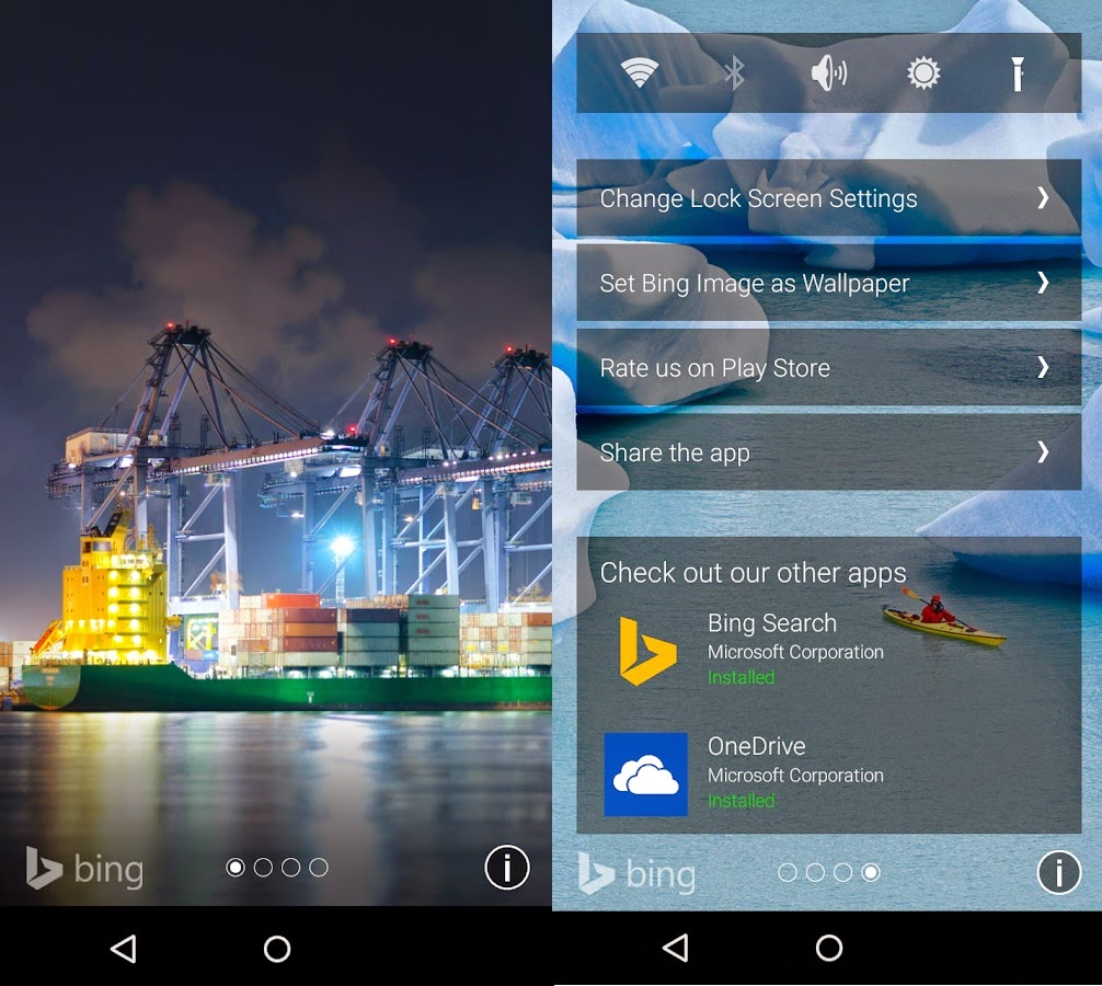 Knowledge Signs: Microsoft Releases Picturesque Lock Screen App For ...