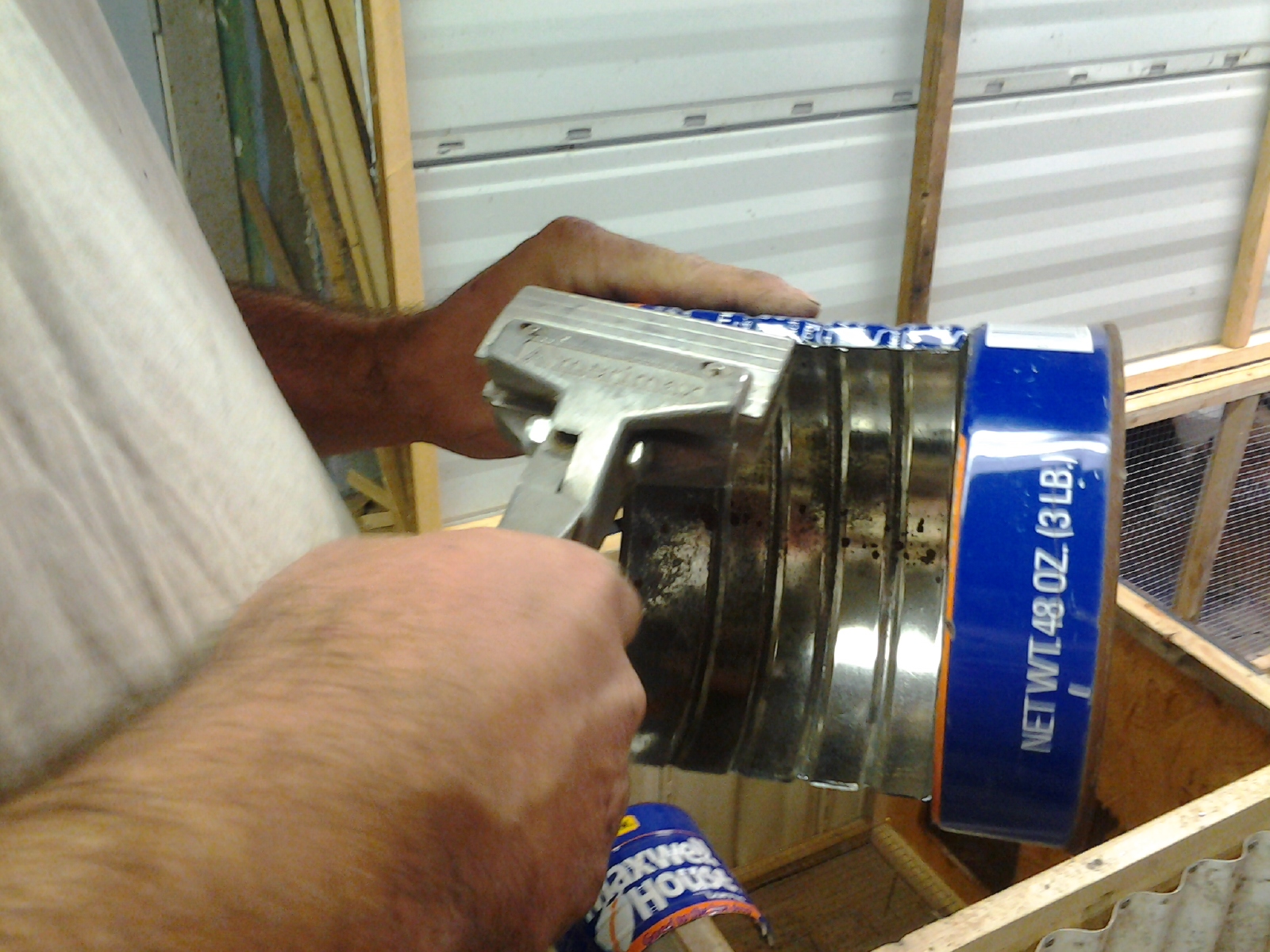 Skyview Acres: DIY rabbit feeder step by step