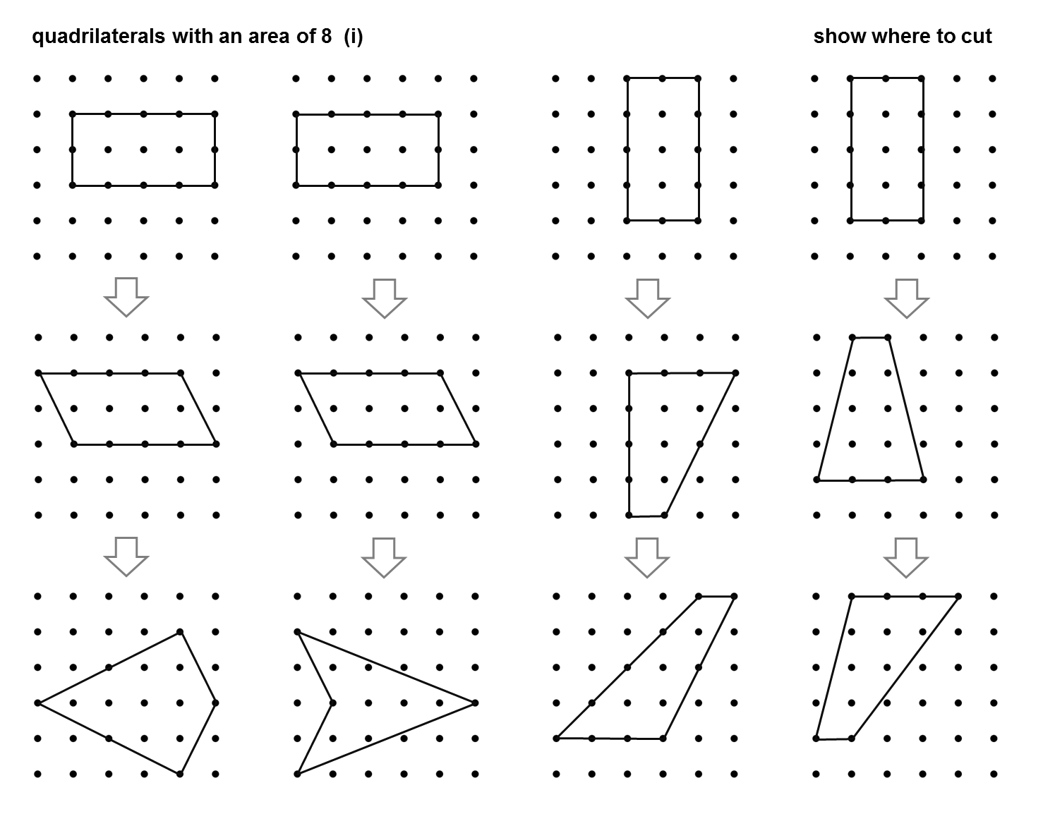 MEDIAN Don Steward mathematics teaching: area is 8 squares
