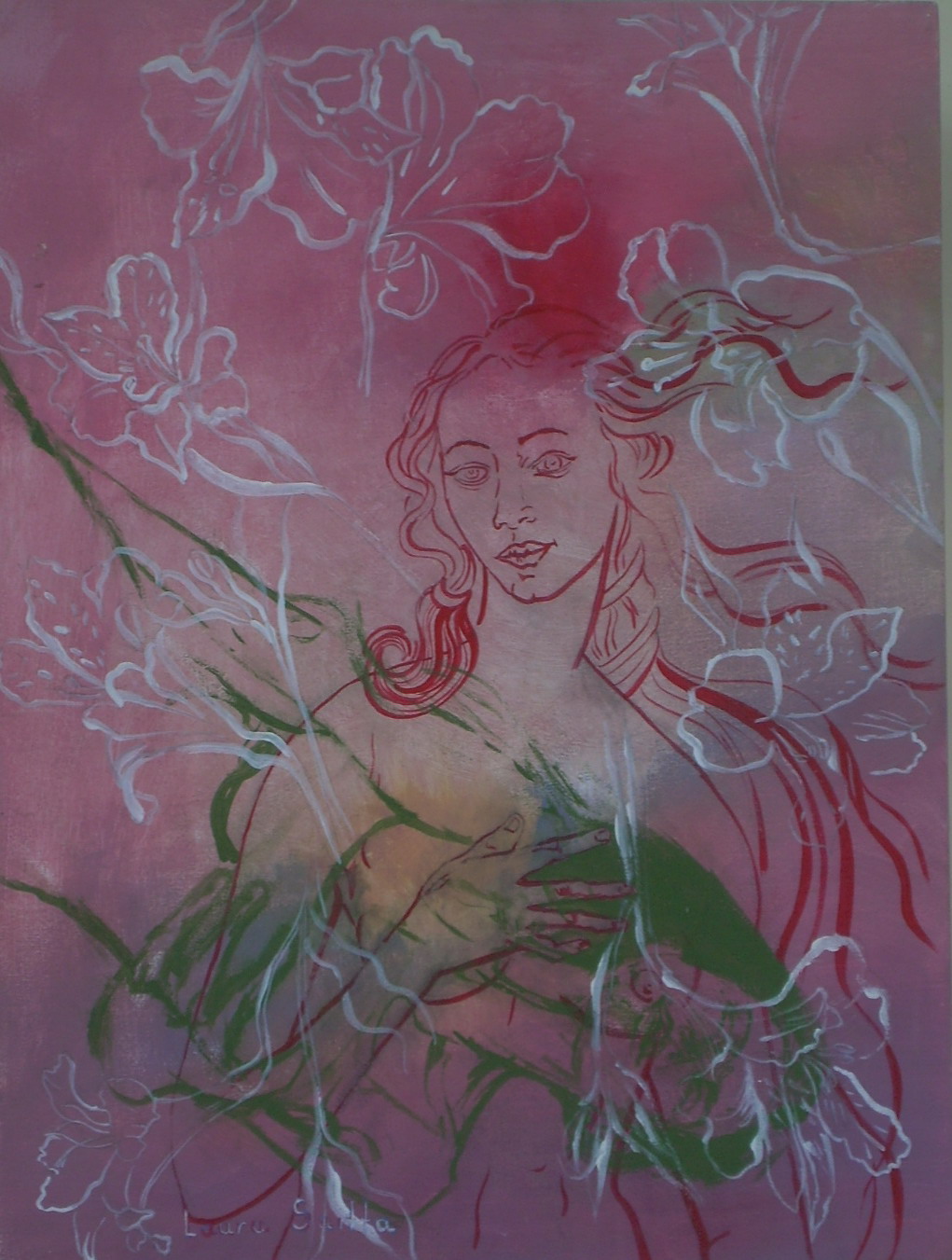 PULPOS DE RADIO: "El Lenguaje de las flores", arte al sol de Laura Saitta