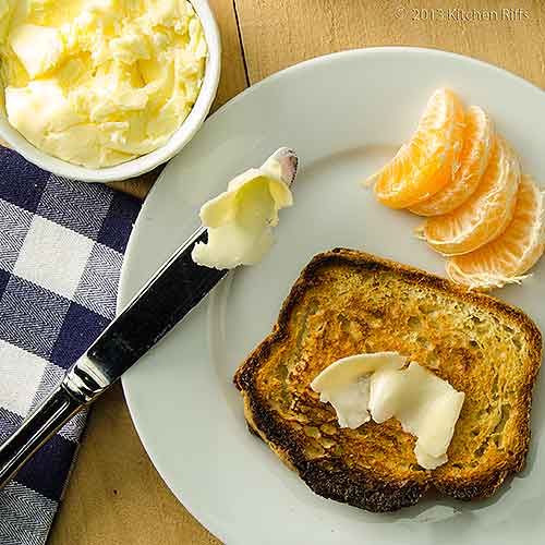 Kitchen Riffs: Easy Homemade Butter