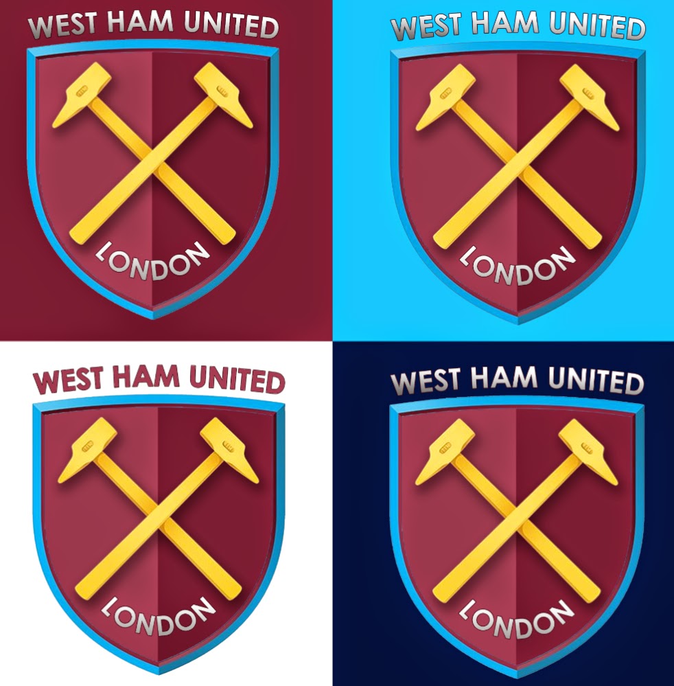 West Ham Badges: whufc badges 2016/2017