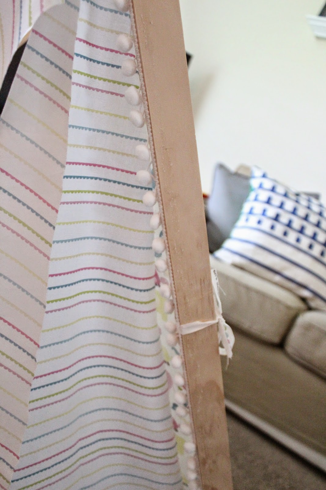 Mommy Vignettes: No-Sew A-Frame Tent Tutorial