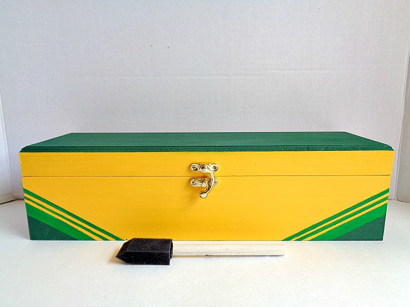 DIY: Crayon Box - Running With A Glue Gun