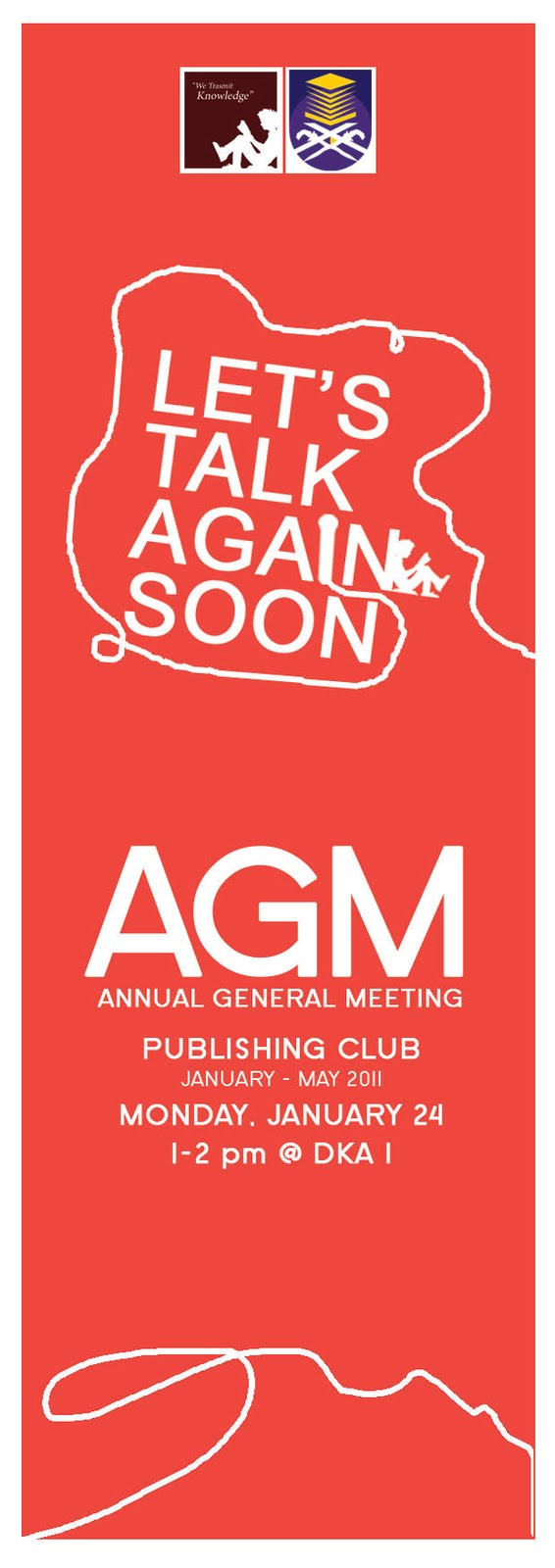 let's talk again soon: AGM Posters