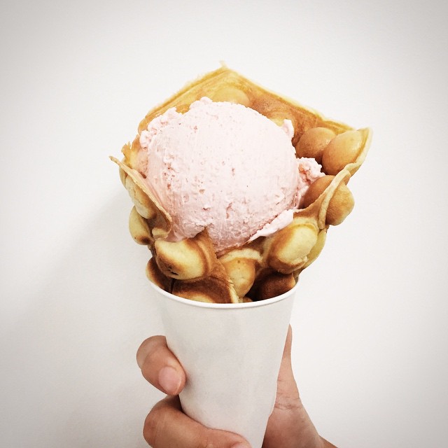 THE ONLY CONE YOU SHOULD EAT ICE CREAM FROM IS THE PUFFLE @ CAULDRON ...