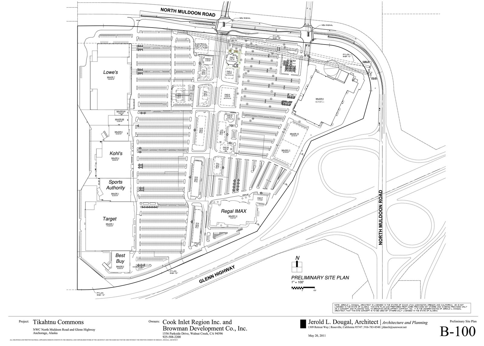 Jerold L. Dougal, Architect: Anchorage Alaska Project is about halfway ...