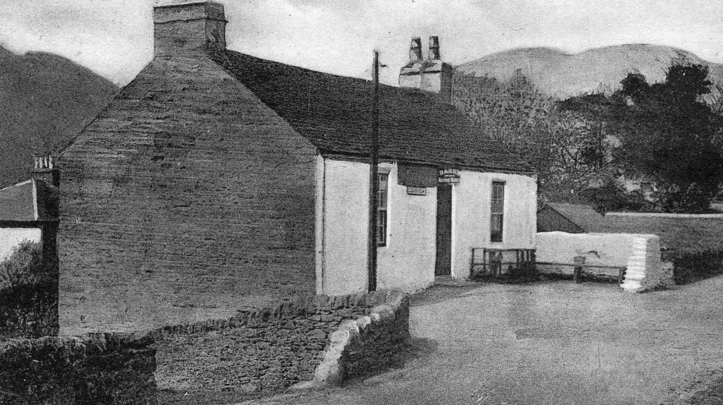 Tour Scotland: Old Photograph Post Office Clachaig Scotland