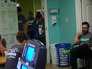 Mojoy: The days after the retreat... Miss Pat.