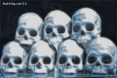 Stacked and Resurrected Skulls