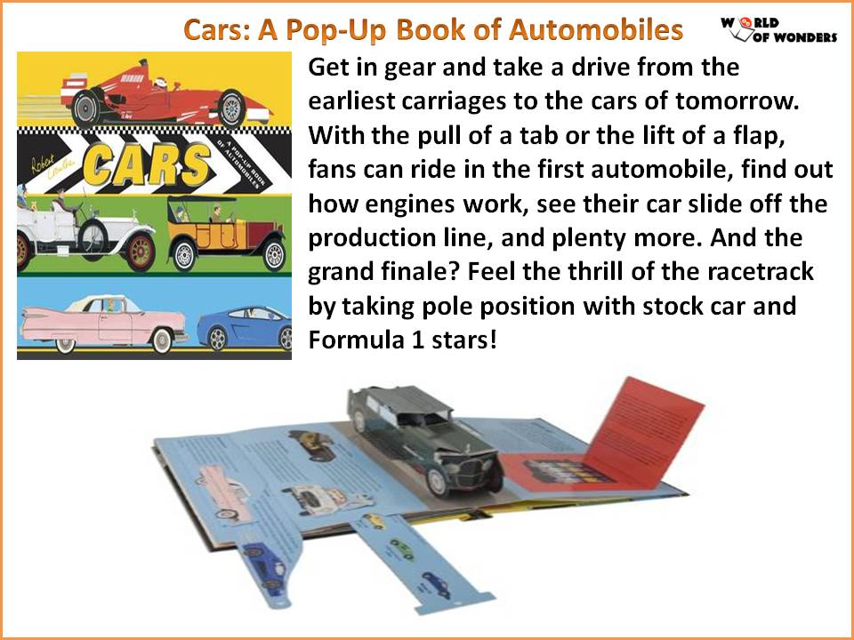 World of Wonders: Cars: A Pop-Up Book of Automobiles