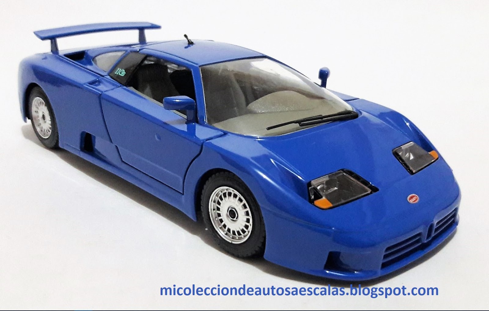 Mi colección de autos a escala.: 1991 Bugatti EB110 Burago Scale 1:24