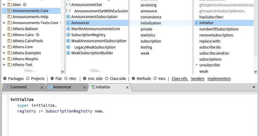 Working on Pharo Smalltalk: Calypso update: MethodBrowser and better UI