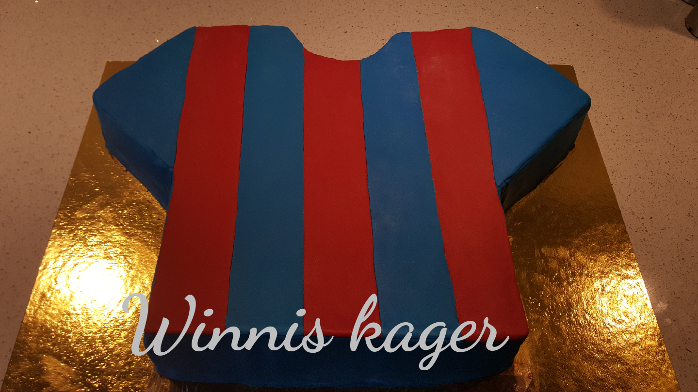 Winnis kager: fødselsdags kage med tema. FC Barcelona