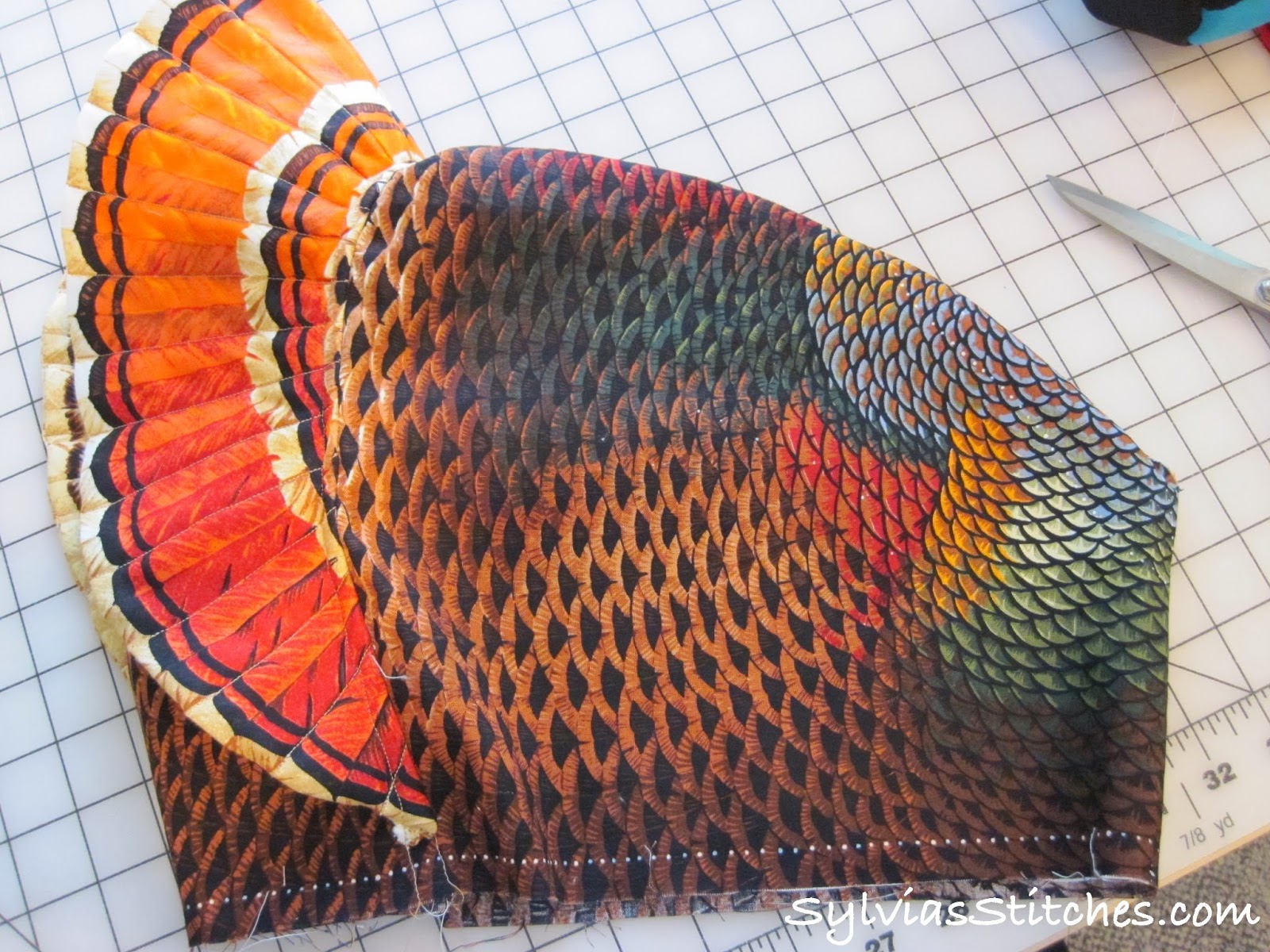 FNSI - Stuffed Turkey for Thanksgiving - Sylvia's Stitches