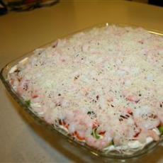 Home Style with a Side of Gourmet: Layered Shrimp Dip